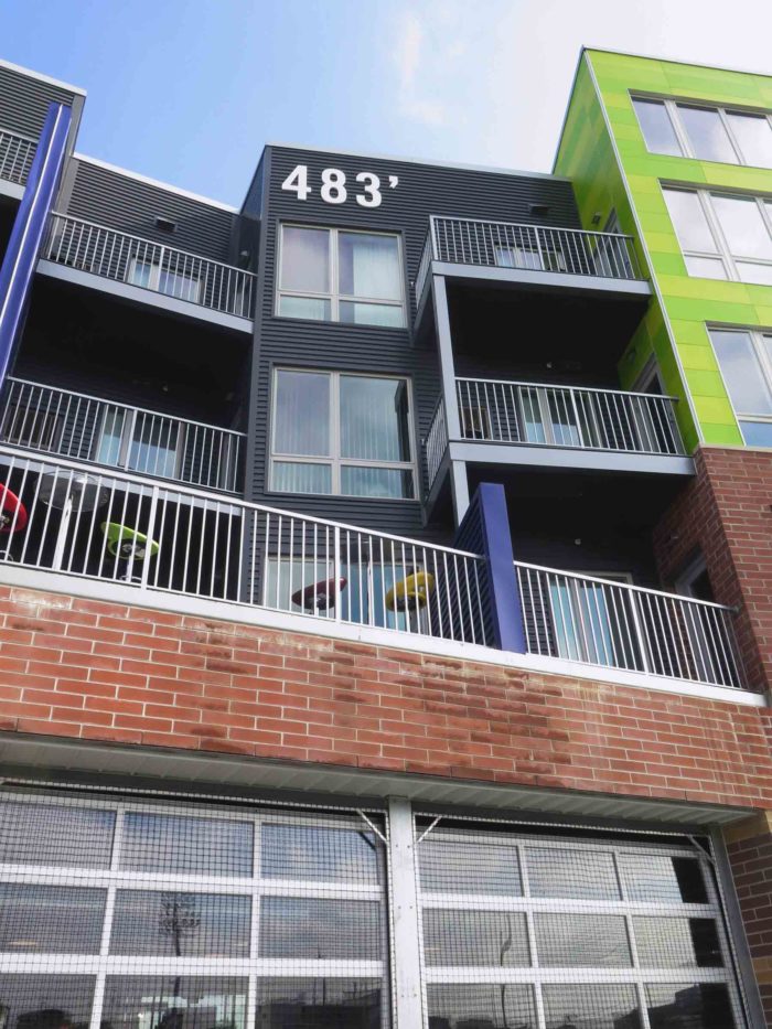 Custom Wood ADA Signs: Outfield Lofts - by Ideation Signs