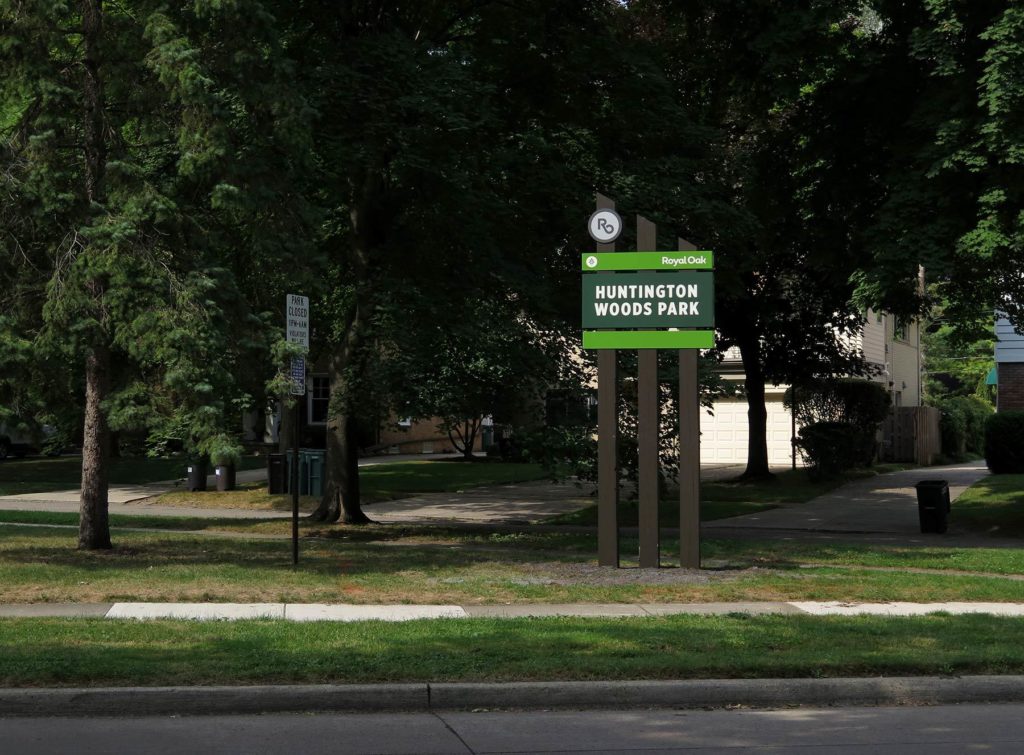 City of Royal Oak, Park Signs - Ideation