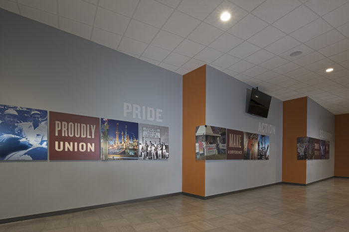 Branded Space at Detroit IBEW Local 58 - Ideation Signs